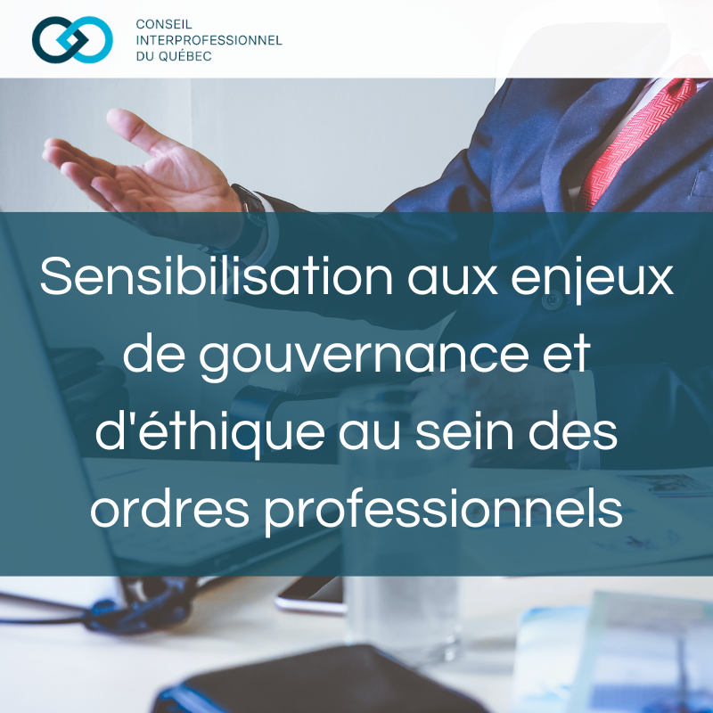 Sensibilisation aux enjeux de gouvernance et d’éthique au sein des ... Sensibilisation aux enjeux de gouvernance et d’éthique au sein des ...